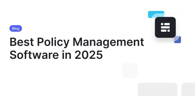 Best Policy Management Software in 2025