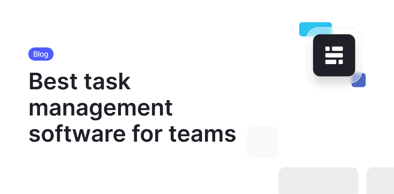 Best task management software for teams