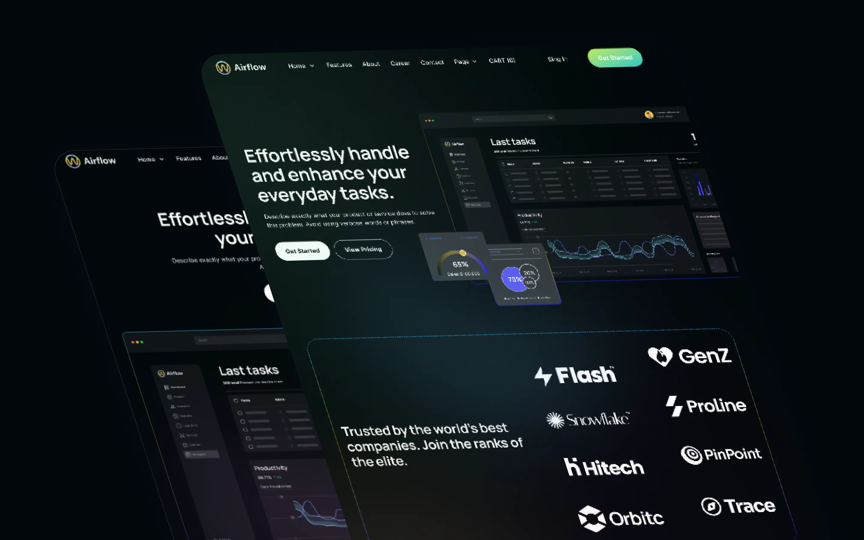 AirFlow - Technology Website Template - Webflow Template - AirDokan