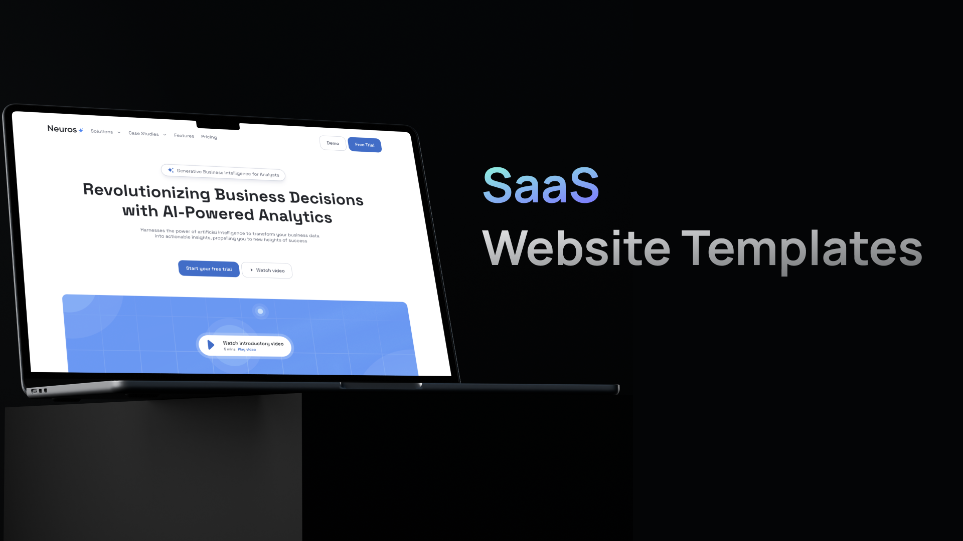 SaaS Website Templates | Find the Best Free SaaS Template